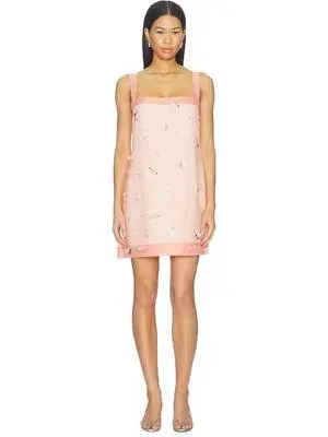 Simkhai Sleeveless Embellished Mini Dress - Bubblegum