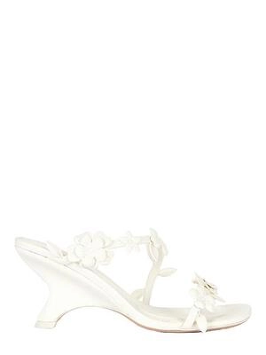 Simkhai Willow Leather Strappy Sandal - Ivory