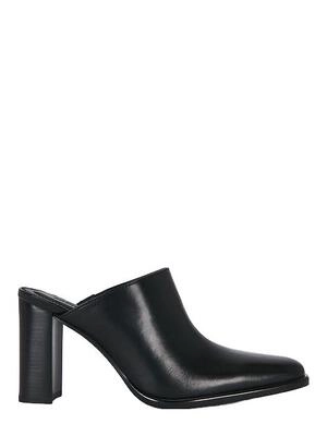 Simkhai Carolyn Vachetta Leather Mule - Black