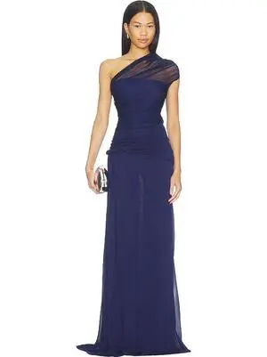Misha Collection The Interwoven Dress - Deep Blue