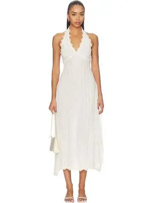 Lioness Stars Align Midi Dress - Cream