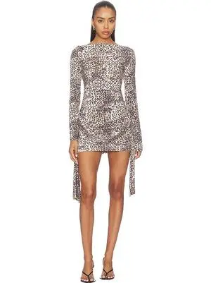 Lioness Glory Mini Dress - Leopard Fade