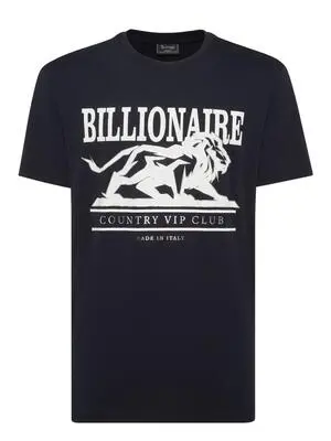 BILLIONAIRE T-shirt Round Neck Ss Lion - Navy