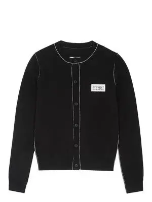 MAISON MARGIELA Wool-blend Cardigan - Black