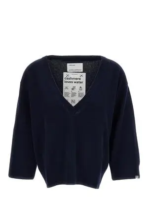 Extreme Cashmere N.491 V-neck Sweater - Blu