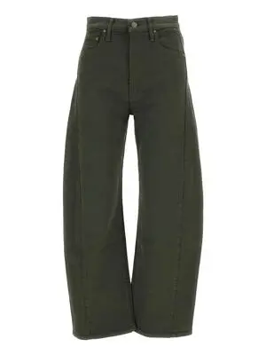MOTHER The Half Pipe Flood Jeans - Green