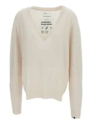 Extreme Cashmere N.492 V-neck Sweater - Beige