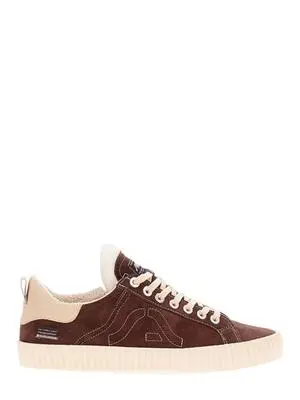 SPRINGA Wavy Suede Sneakers - Marrone