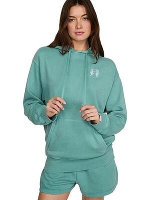 Victoria's Secret Angel Essentials Iconic Fleece Hoodie - Blue