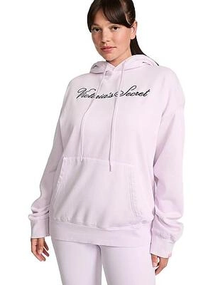 Victoria's Secret Angel Essentials Iconic Fleece Hoodie - Purple