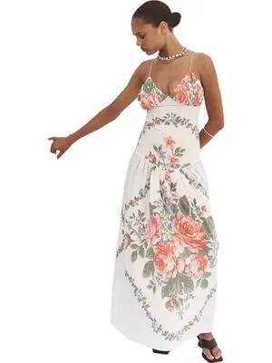 SWF Ruched Bust Maxi Dress - Becoming