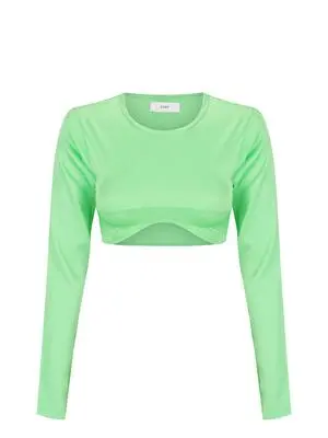 SWF S/W/F Boutique - International Sculpted Long Sleeve Crop Top