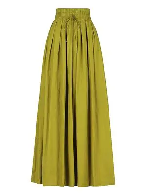SWF Drawstring Maxi Skirt - Pear