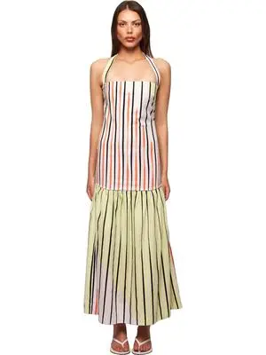 SWF Halter Midi Dress - Voltage