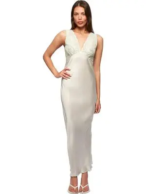SWF Lace Bodice Slip Maxi Dress - Mint