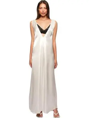 SWF Plunging Slip Maxi - Chalk