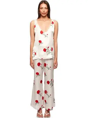 SWF Relaxed Crop Flare Pant - Bloom
