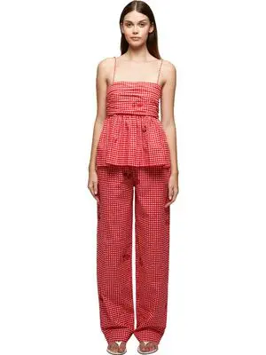 SWF Peplum Cami - Petal Check