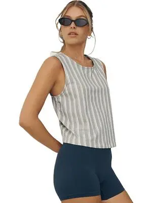 Z Supply Sloane Striped Tank Top - Summer Stone