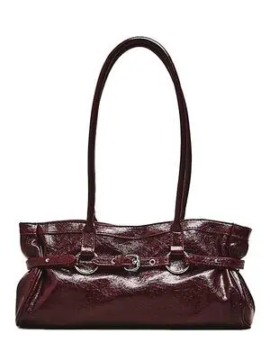 MAEVE Faux-leather Belted Bag