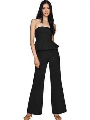 Maeve Jude Linen-blend Trousers - Black