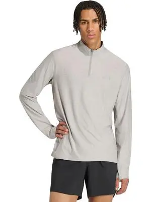 Adidas Adi365 Iconic 1/2 Zip Top - Medium Grey Heather