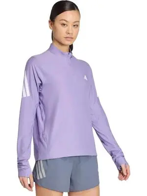 Adidas Adi365 Iconic Climacool Running Half Zip - Magic Lilac