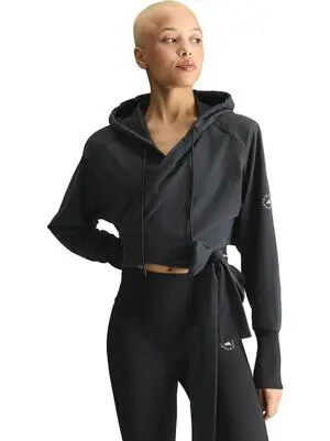Adidas By Stella Mccartney Wrap Hoodie - Black
