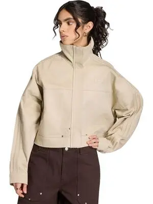 Adidas Premium Essentials Twill Jacket - Khaki Three