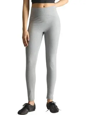 ADIDAS By Stella Mccartney Studio Cotton Leggings Grey Xs