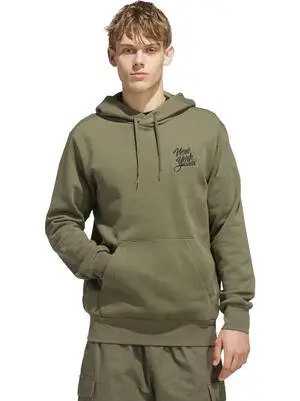 Adidas Graphic Hoodie Sweatshirt - Olive Strata