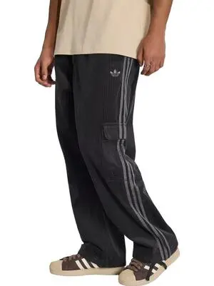 Adidas Adicolor Cord Cargo Pants - Black