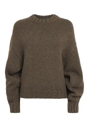Khaite Cashmere Gemma Sweater - Brown