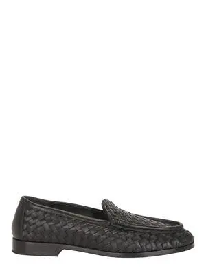 Bottega Veneta Silenzio Loafer In Intrecciato Nappa - Black