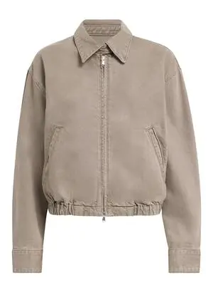 AGOLDE Nile Denim Jacket - Brown