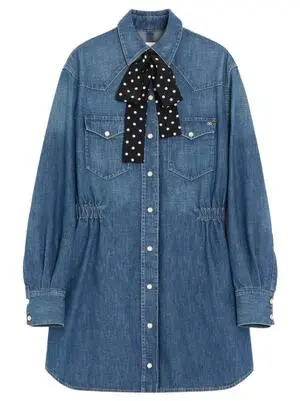 Valentino Garavani Midi Denim Dress - Blue