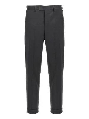 PT TORINO Master Slim-fit Tailored Pants - Black
