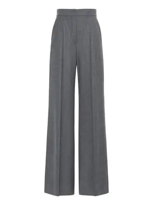 MAX MARA Max Mara Pleated Wool Palazzo Pants
