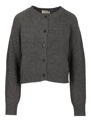 Max Mara Long-sleeved Cardigan - Grey