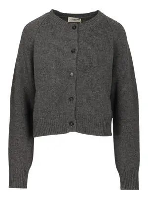 Max Mara Ombrosa Crewneck Cardigan - Grey