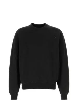 Prada Logo Patch Sweatshirt - Black