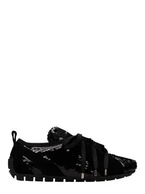 Simone Rocha Ballerina Grip Trainer Sneakers - Black