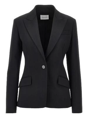 Andamane Long-sleeve Blazer - Black