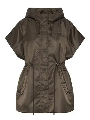 Max Mara Weekend Max Mara Quilted Hooded Gilet Mud