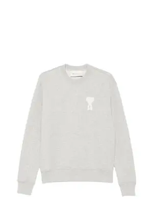 AMI Paris Ami Paris Sweatshirt With Heart Appliqué White