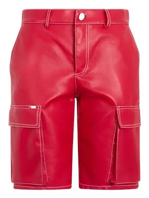 Philosophy Di Lorenzo Serafini Belt Loop Shorts - Red