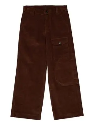 N.21 Cargo Pants Straight Leg, Corduroy - Brown