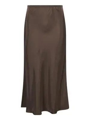 Soeur Satin Midi Skirt - No