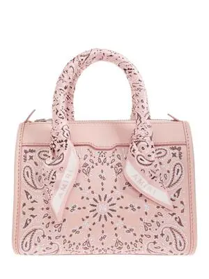 Amiri Bandana Micro Triangle Crossbody Bag - Pink