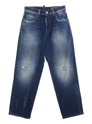 Dsquared2 Relaxed Fit Athletic Jeans - Blue
